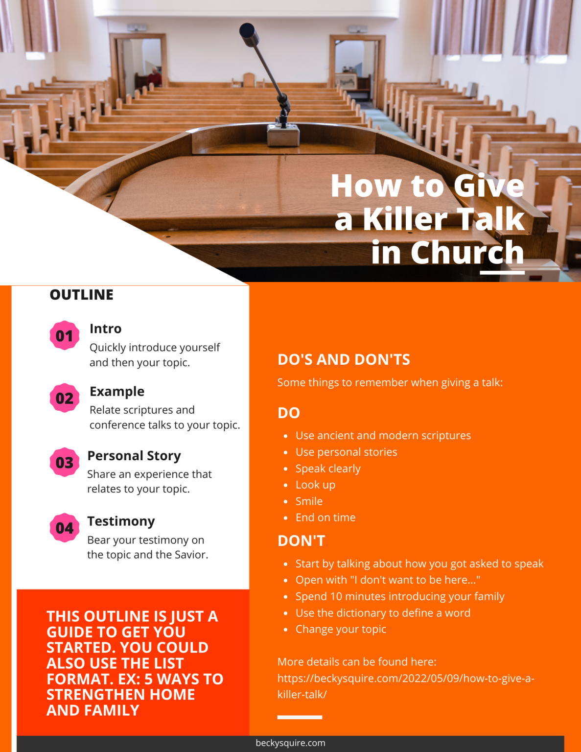 How to Give a Killer Church Talk - Becky Squire