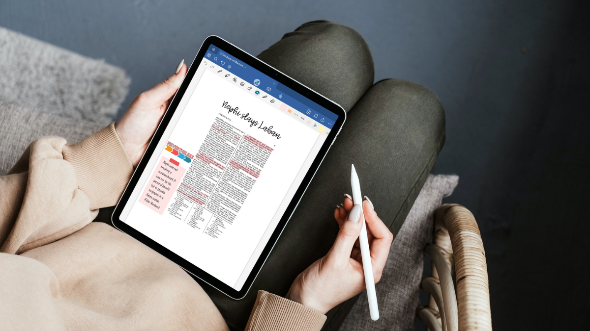 How I'm Using Goodnotes to Study the Scriptures in 2025 - Becky Squire