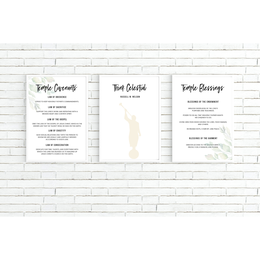 Temple & Think Celestial Printable - Becky Squire